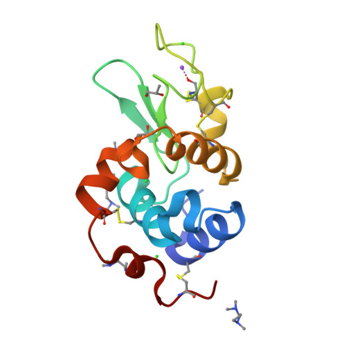 RCSB PDB - 6AEA: Crystal Structure of HEWL in complex with TEMED (in ...