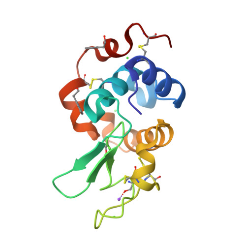 RCSB PDB - 6AHH: Crystal Structure of HEWL in complex with Phenylethyl ...