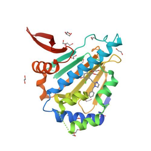 RCSB PDB - 6ASP: Structure of Grp94 with methyl 3-chloro-2-(2-(1-(2 ...