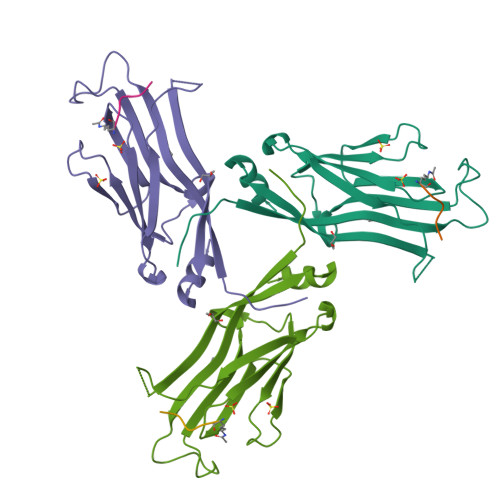 RCSB PDB - 6AXJ: Crystal structure of the Yaf9 YEATS domain bound to ...
