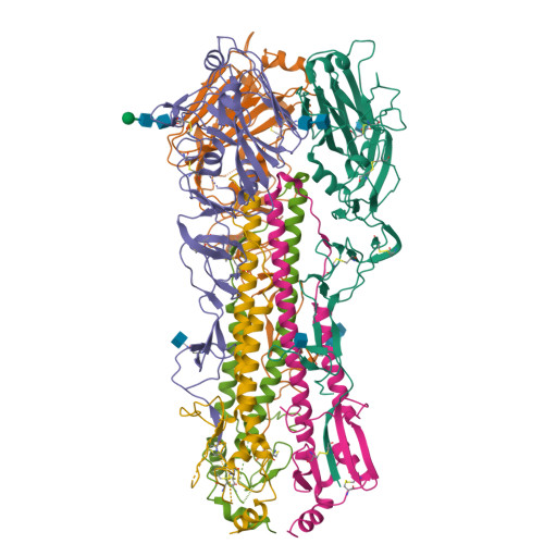 RCSB PDB - 6E7G: Crystal structure of H5 hemagglutinin mutant Y161A ...