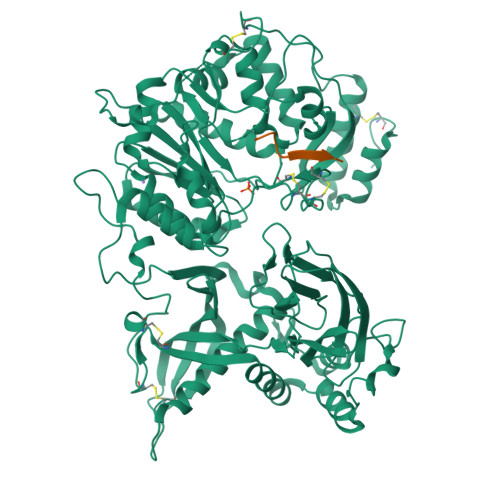 RCSB PDB - 6EJC: Human Xylosyltransferase 1 in complex with peptide ...