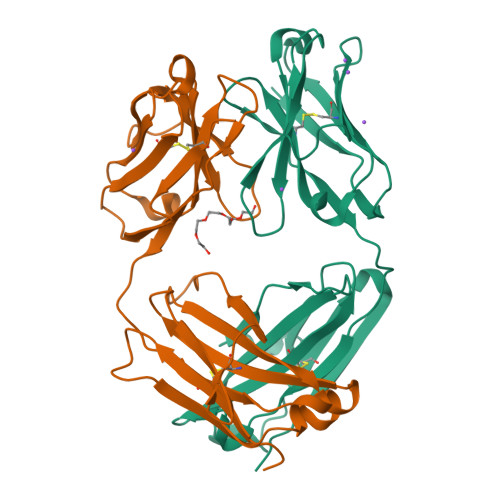 RCSB PDB - 6GHG: Variable heavy - variable light domain and Fab-arm ...