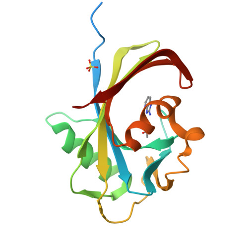 RCSB PDB - 6GLL: Crystal structure of hMTH1 N33A in complex with LW14 ...