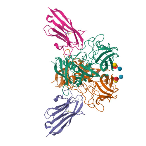 RCSB PDB - 6H70: GI.1 human norovirus protruding domain in complex with ...