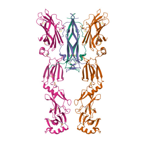 RCSB PDB - 6HG9: Crystal Structure of the human IL-17RC ECD in complex ...