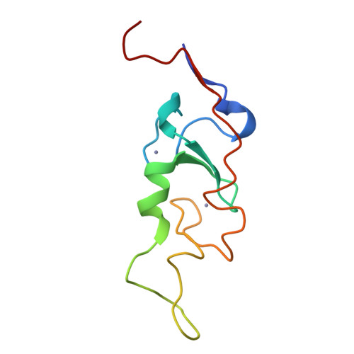 RCSB PDB - 6I9H: Solution structure of TRIM28 RING domain