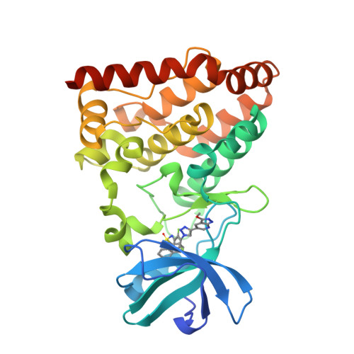 RCSB PDB - 6JUU: Crystal structure of ZAK in complex with compound 6r