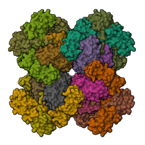 RCSB PDB - 6KKM: Crystal structure of RbcL-Raf1 complex from Anabaena ...