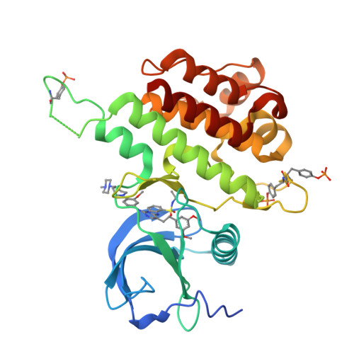 RCSB PDB - 6LVM: Crystal structure of FGFR3 in complex with pyrimidine ...