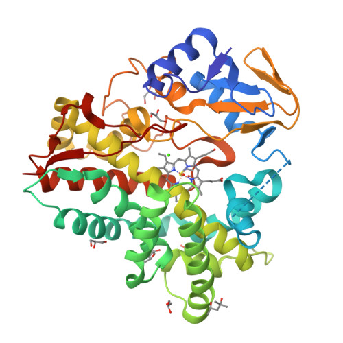 RCSB PDB - 6M4S: Crystal Structure Analysis of the cytochrome P450 CYP-Sb21
