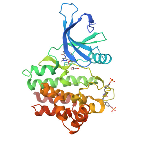 RCSB PDB - 6N78: Structure of the human JAK1 kinase domain with compound 21