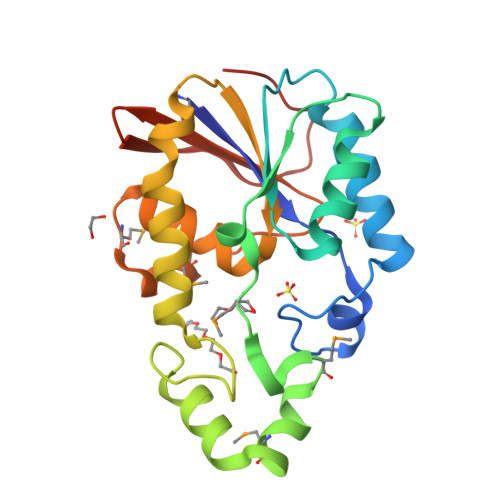 RCSB PDB - 6NRU: Crystal Structure of the Alpha-ribazole Phosphatase ...