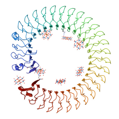 RCSB PDB - 6NYS: The crystal structure of CroV588 a novel circular LRR ...