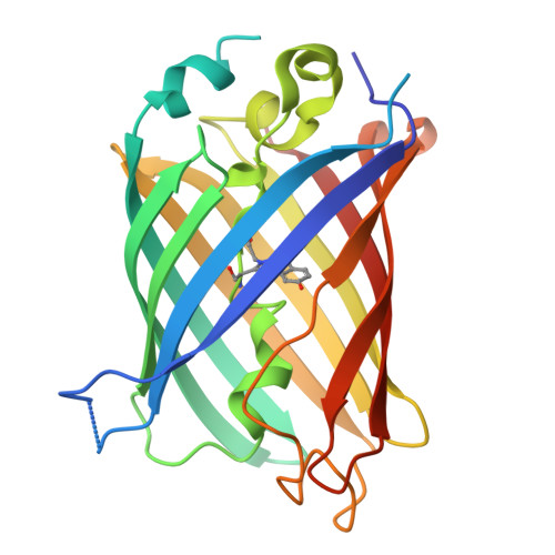 RCSB PDB - 6OFO: Crystal structure of split green fluorescent protein ...
