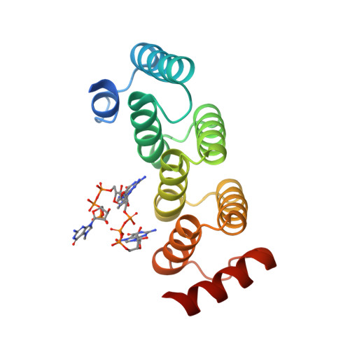 RCSB PDB - 6PW3: LARP1 DM15 FYRE (F844Y, R847E) mutant bound to m7GpppG ...