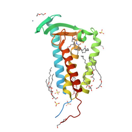RCSB PDB - 6RYP: Bacterial membrane enzyme structure by the in meso ...
