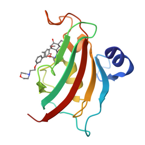 RCSB PDB - 6SAF: The Fk1 domain of FKBP51 in complex with (S)-(R)-3-(3 ...