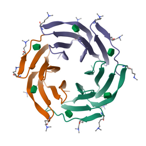 RCSB PDB - 6STZ: Crystal structure of dimethylated RSLex - cucurbituril ...