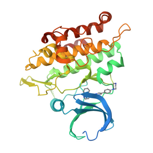 RCSB PDB - 6UNS: Kinase domain of ALK2-K492A/K493A with LDN-193189