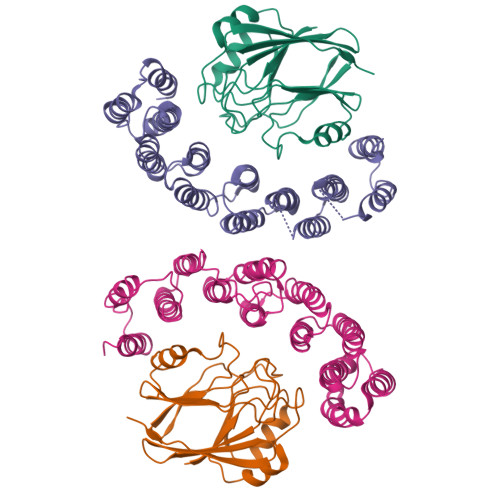 RCSB PDB - 6VAB: Mouse retromer sub-structure: VPS35/VPS35 flat dimer