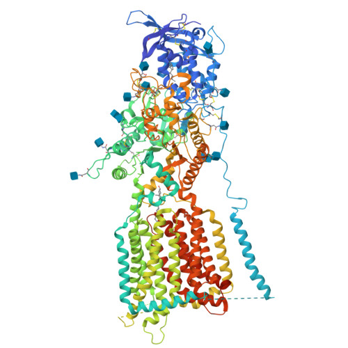 RCSB PDB - 6W5U: NPC1 structure in GDN micelles at pH 5.5, conformation b