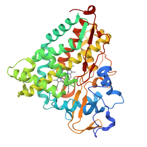 RCSB PDB - 6WE6: Camphor bound P450cam D251E structure