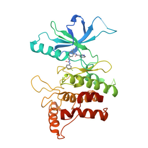 RCSB PDB - 7AYM: Structure of DDR2 Kinase domain in complex with IBZ3