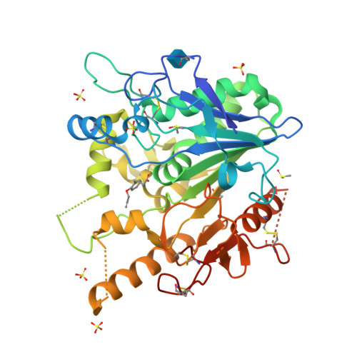 RCSB PDB - 7BMB: Notum PPOH complex