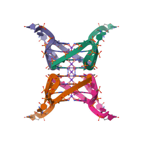 RCSB PDB - 7ECH: Crystal Structure of d(G4C2)2-K in F222 space group