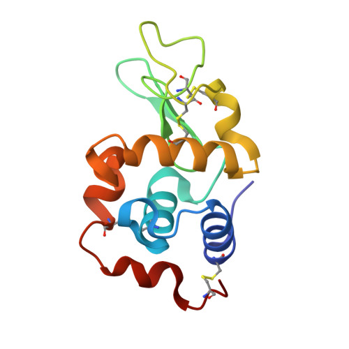 RCSB PDB - 7F26: Crystal structure of lysozyme