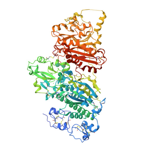 RCSB PDB - 7G58: Crystal Structure of rat Autotaxin in complex with 2 ...