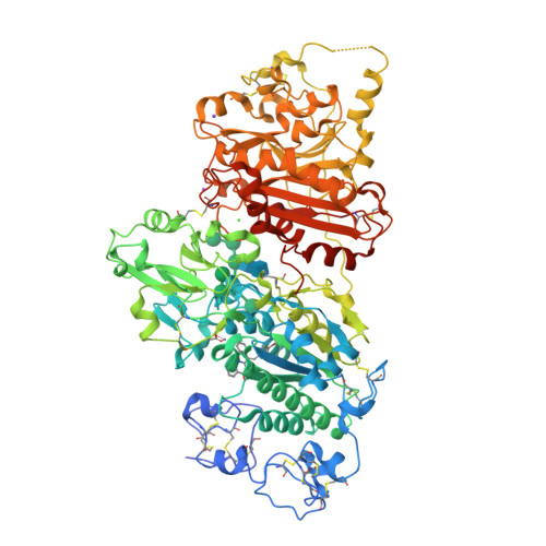 RCSB PDB - 7G5J: Crystal Structure of rat Autotaxin in complex with (7E ...