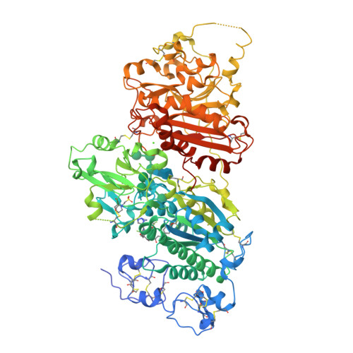 RCSB PDB - 7G5L: Crystal Structure of rat Autotaxin in complex with rac ...