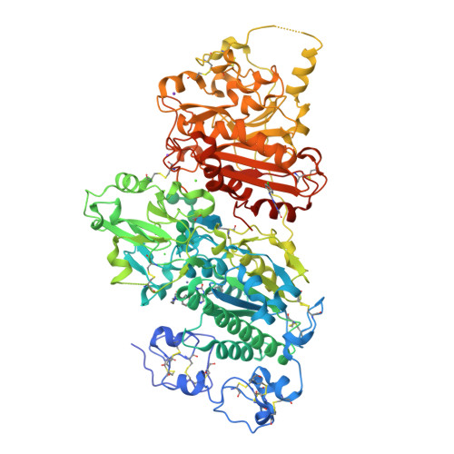 RCSB PDB - 7G6E: Crystal Structure of rat Autotaxin in complex with 4 ...