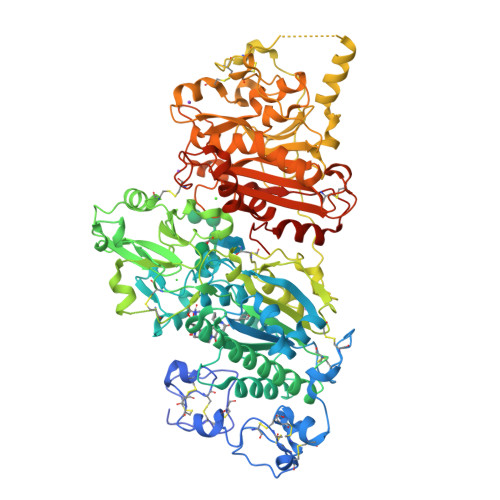 RCSB PDB - 7G7D: Crystal Structure of rat Autotaxin in complex with 5 ...