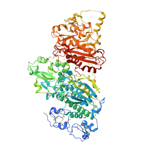 RCSB PDB - 7G7F: Crystal Structure of rat Autotaxin in complex with 1H ...
