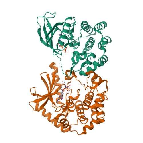 RCSB PDB - 7JV0: Crystal Structure of KSR1:MEK1 in complex with AMP-PNP ...