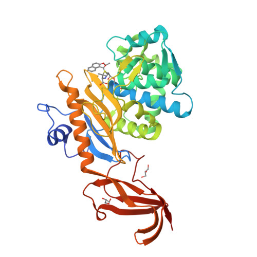 RCSB PDB - 7KCW: Crystal structure of S. aureus penicillin-binding ...