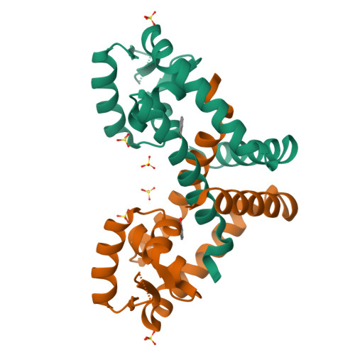 RCSB PDB - 7KK0: Crystal structure of the MarR family transcriptional ...