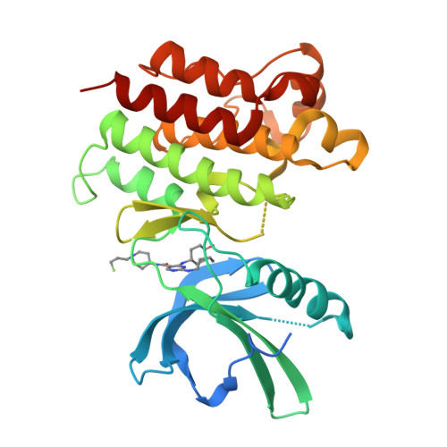 RCSB PDB - 7M5Z: Crystal Structure of the MerTK Kinase Domain in ...