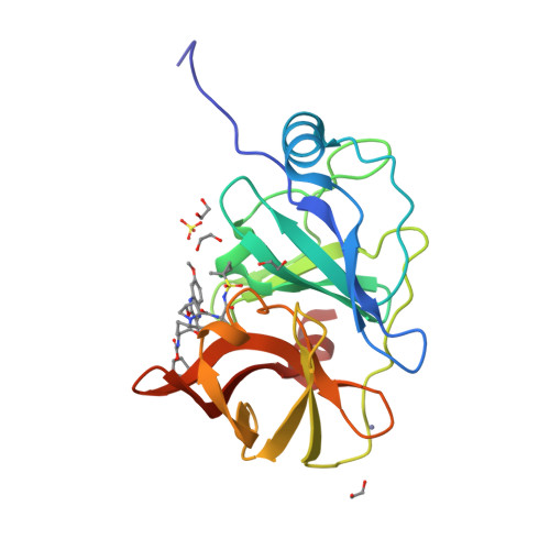 RCSB PDB - 7MMD: Crystal structure of HCV NS3/4A D168A protease in ...