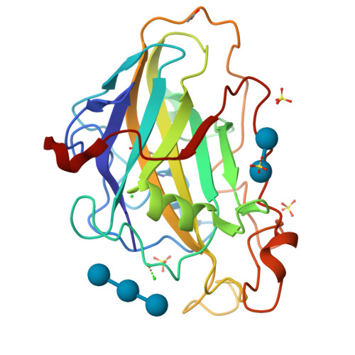 RCSB PDB - 7PYW: Structure of LPMO (expressed in E.coli) with ...