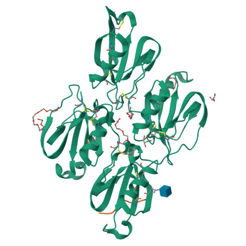 RCSB PDB - 7QOX: Factor XI and Plasma Kallikrein apple domain ...