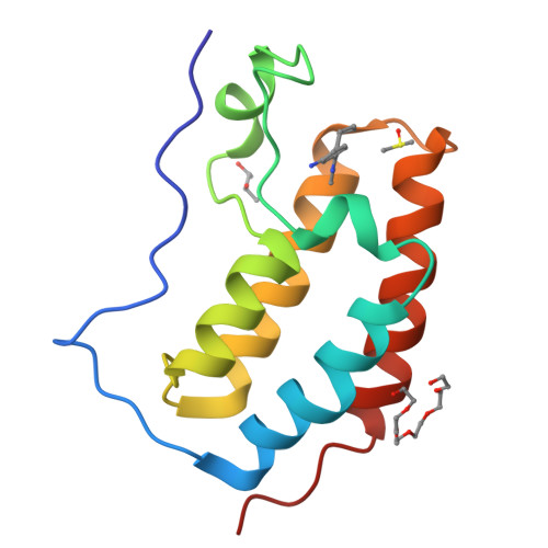 RCSB PDB - 7R5B: Crystal structure of BRD4(1) in complex with the ...