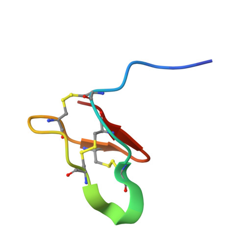 RCSB PDB - 7RFA: NMR Solution structure of linear [T20K]kalataB1