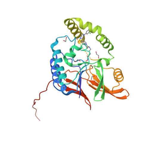 RCSB PDB - 7SS6: Structure of Klebsiella LpxH in complex with JH-LPH-45