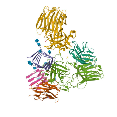 RCSB PDB - 7UIA: Crystal structure of BoNT/E receptor binding domain in ...