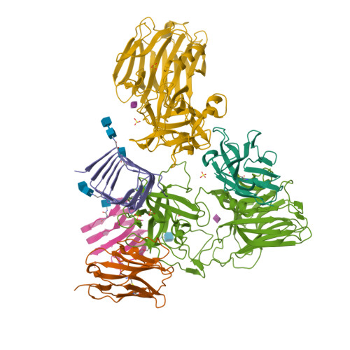 RCSB PDB - 7UIB: Crystal structure of BoNT/E receptor binding domain in ...