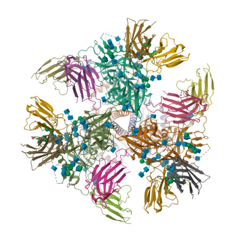 RCSB PDB - 7UOJ: The CryoEM structure of N49-P9.6-FR3 and PGT121 Fabs ...